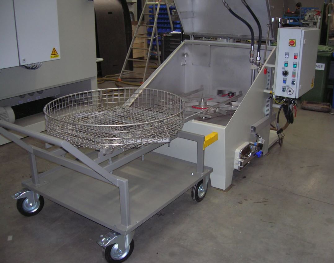 Machine de lavage rotative industrielle par aspersion 1 cuve | Devis